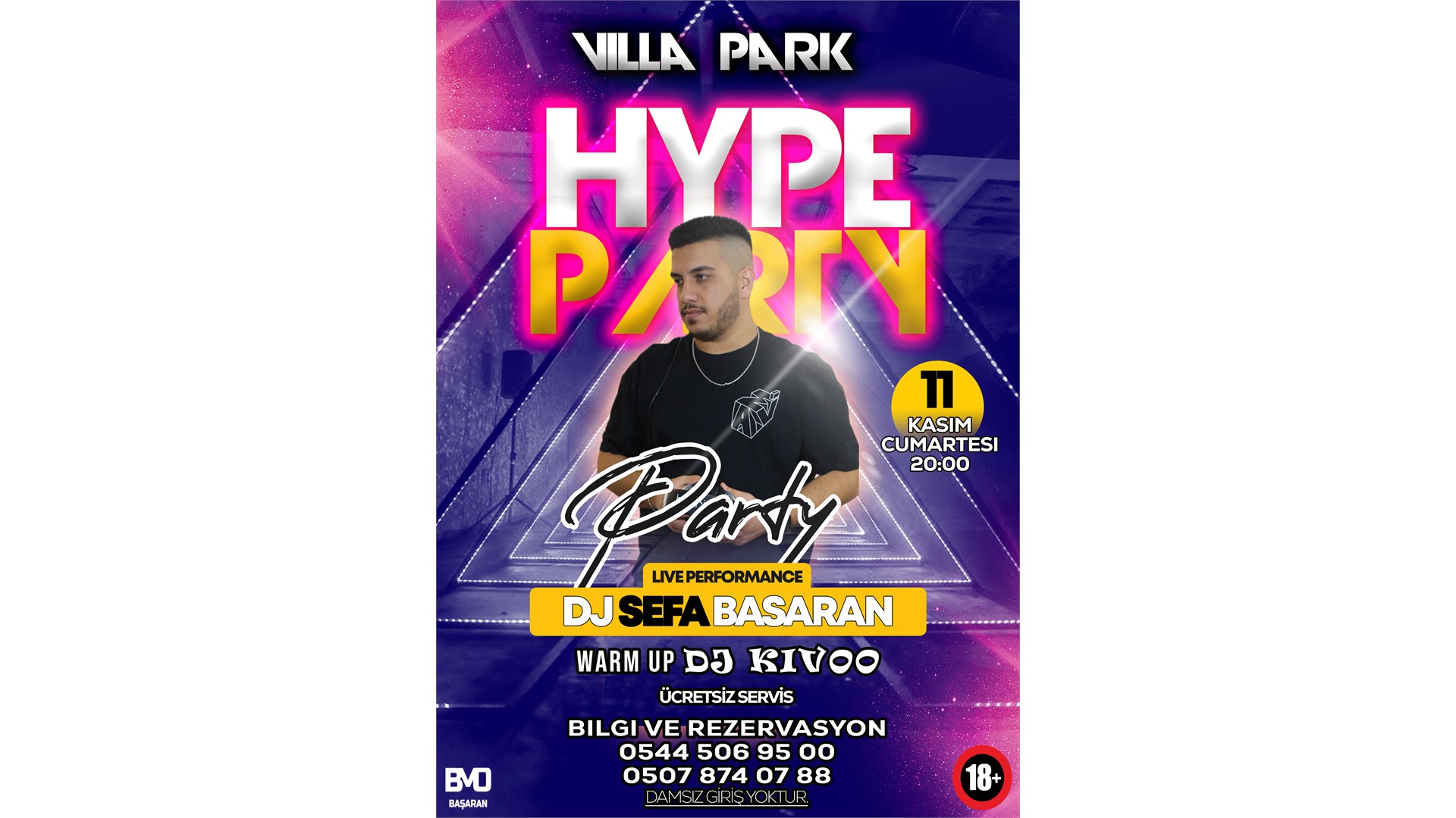 Hype Party | 11 Kasım Cumartesi | Bartın Villa Park | 11 November 2023 ...