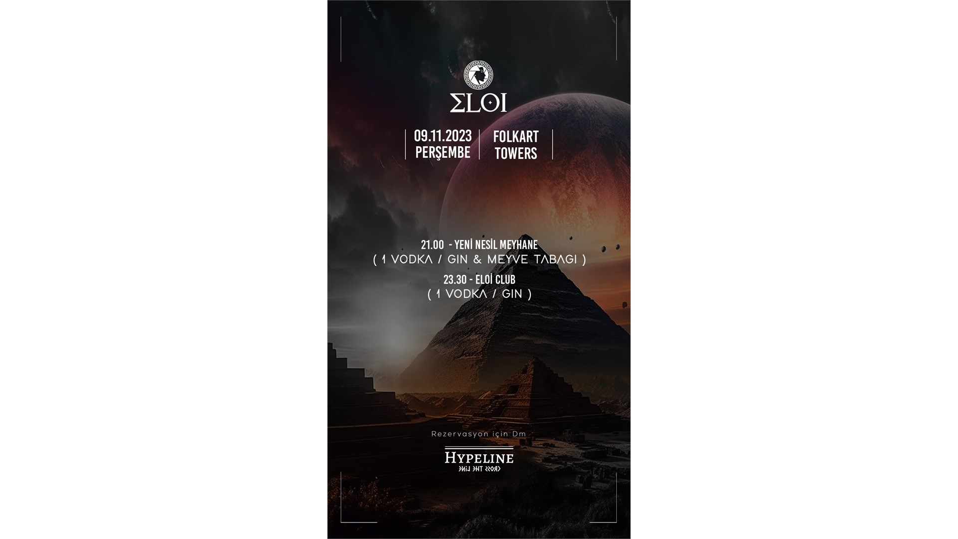 One Night Two Places / Panderas & Eloi / 9 Kasım | 09 Kasım 2023 | Eloi ...