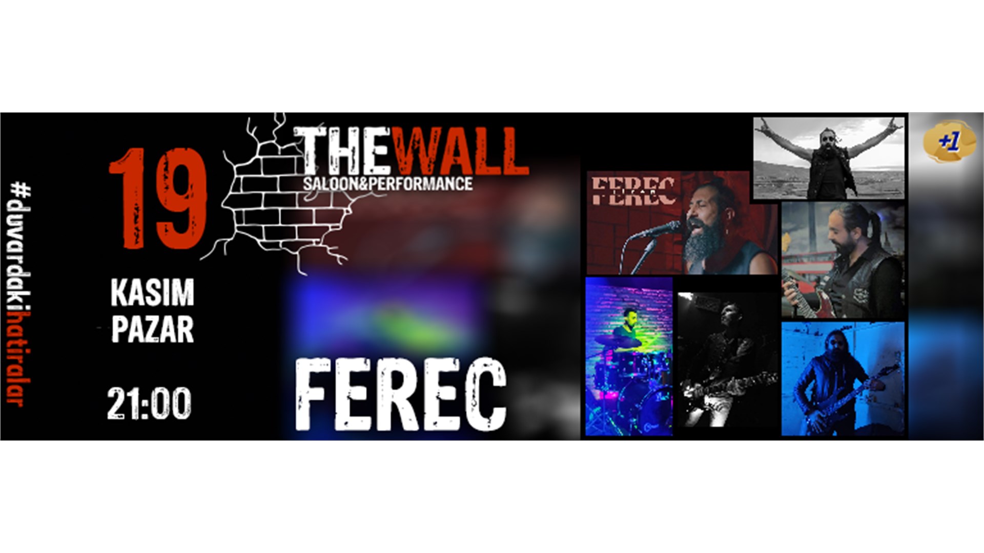 Ferec | 19 Kasım 2023 | The Wall Saloon | Biletino