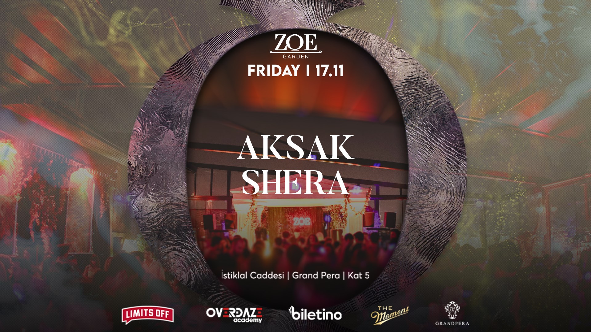 SHERA b2b Orange B | Zoe Garden | 17 November 2023 | ZOE GARDEN | Biletino