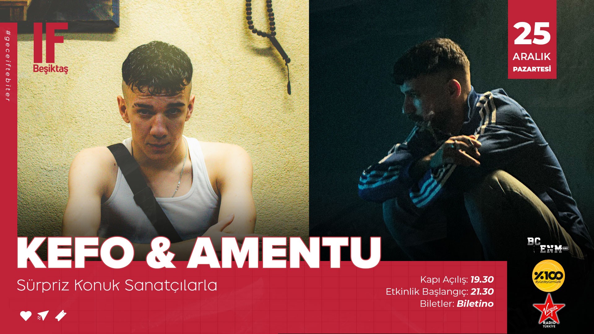 KEFO&AMENTU | 14 Kasım 2023 | If Beşiktaş | Biletino