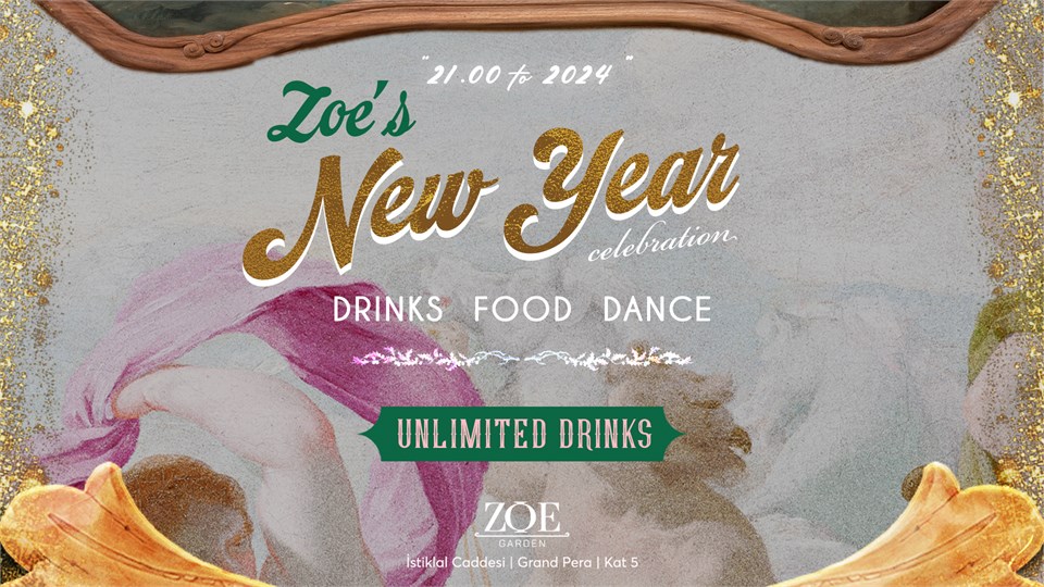 NYE 2024: Zoe's New Year Celebration | 31 December 2023 | ZOE GARDEN ...