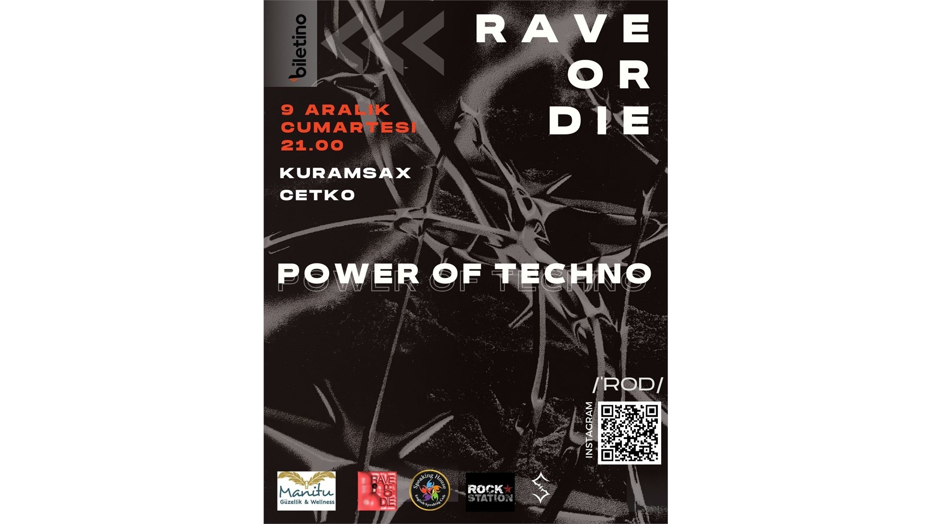 Rave or Die | 09 December 2023 | Rock station | Biletino