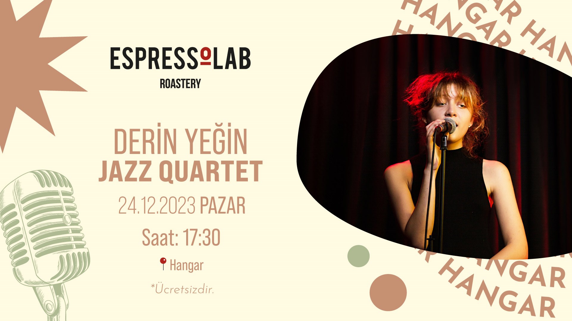 Derin Yeğin Jazz Ouartet -Roastery Sahne Konseri | 24 Aralık 2023 ...