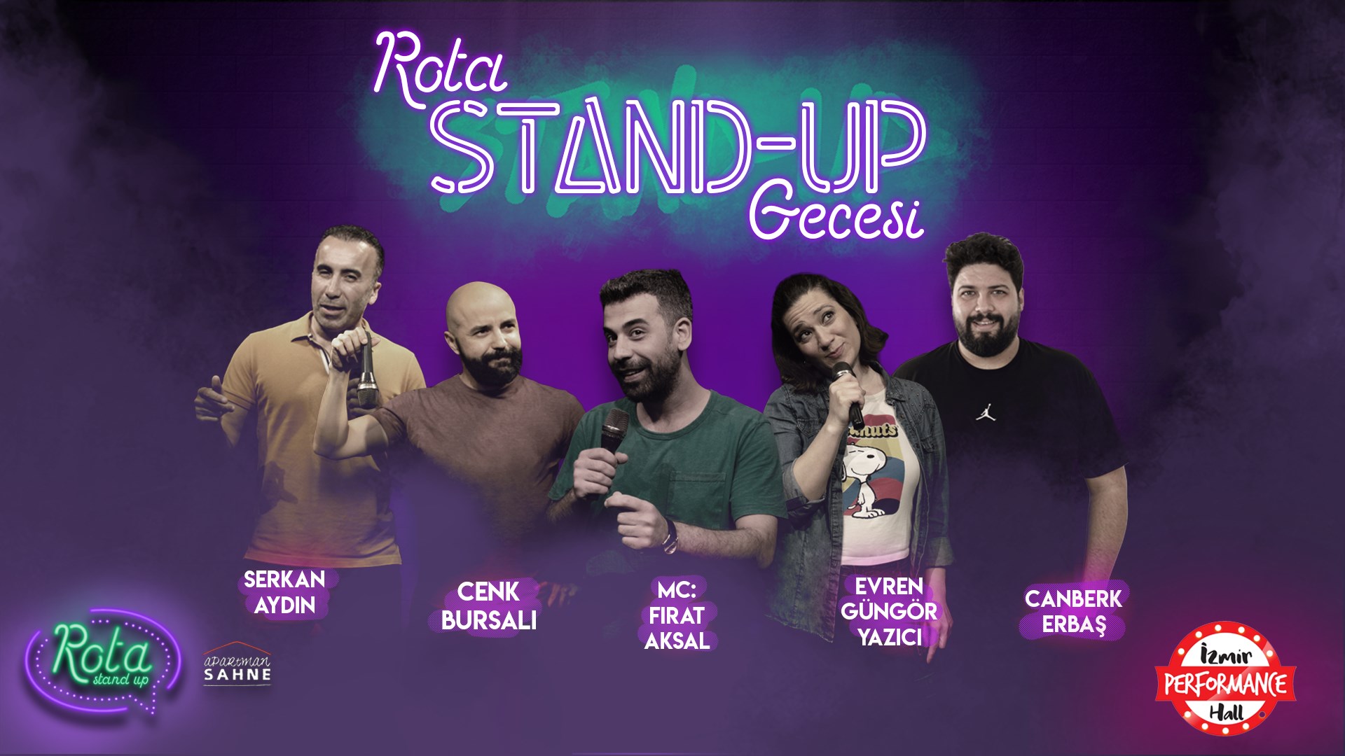 Rota Stand Up Gecesi | 13 January 2024 | İzmir Performance Hall | Biletino