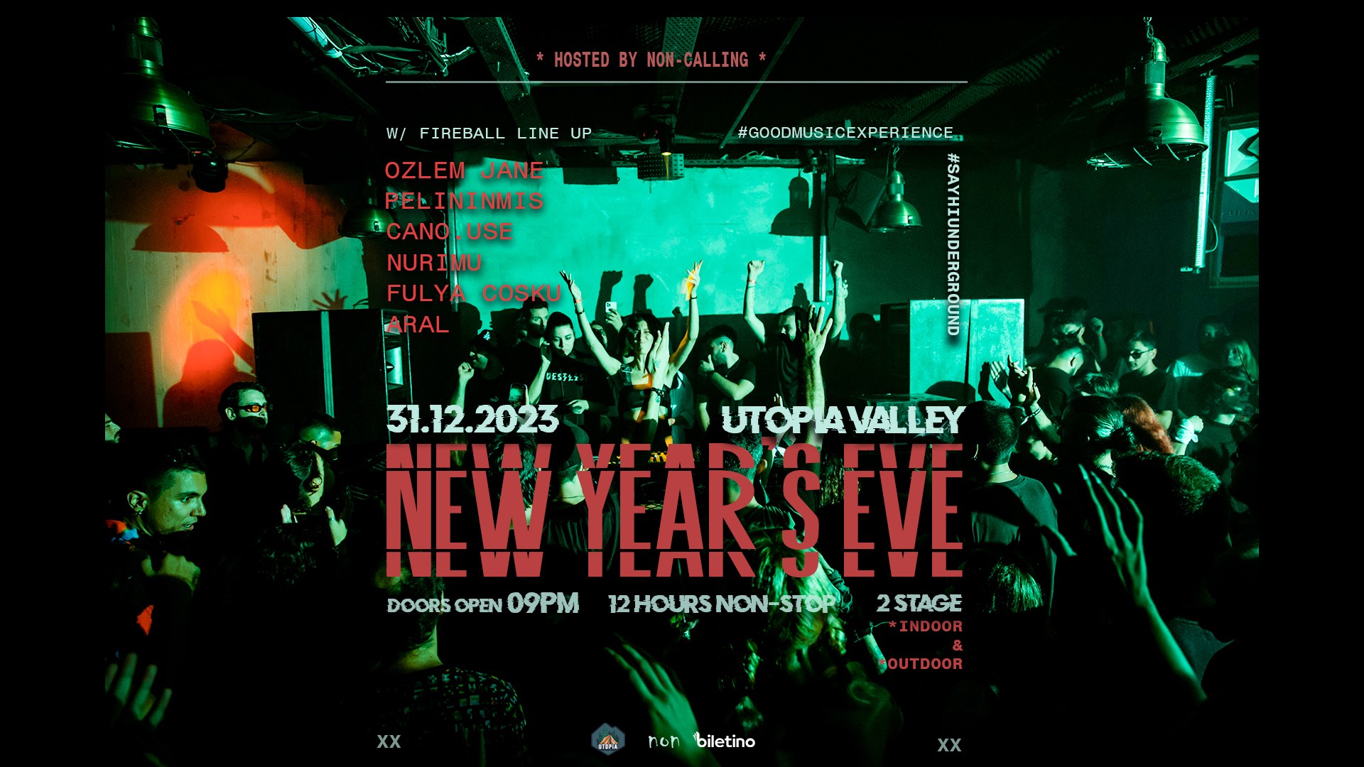 NEW YEAR'S EVE OZLEM JANE - MERSIN UTOPIA VALLEY | 31 December 2023 ...