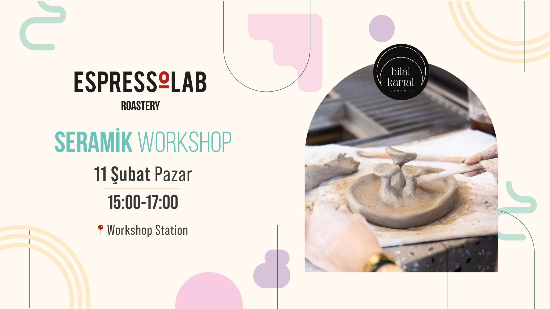 Seramik Workshop | 11 February 2024 | Espressolab Roastery Workshop ...