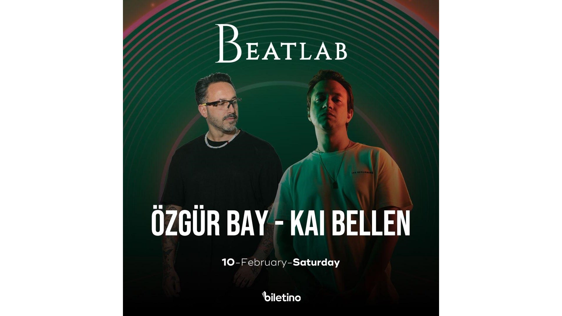 BeatLab Presents: Kai Bellen x Özgür Bay | 10 February 2024 | Paparazzi Coctail Bar | Biletino