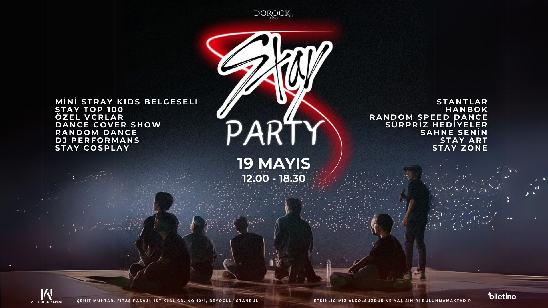 STAY PARTY | 19 Mayıs 2024 | Dorock XL Venue | Biletino