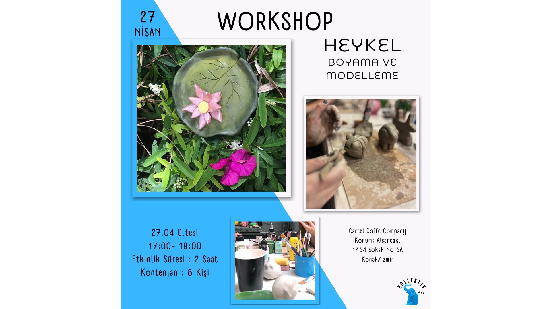 Heykel Workshop | 27 April 2024 | Cartel Coffe Company Alsancak | Biletino