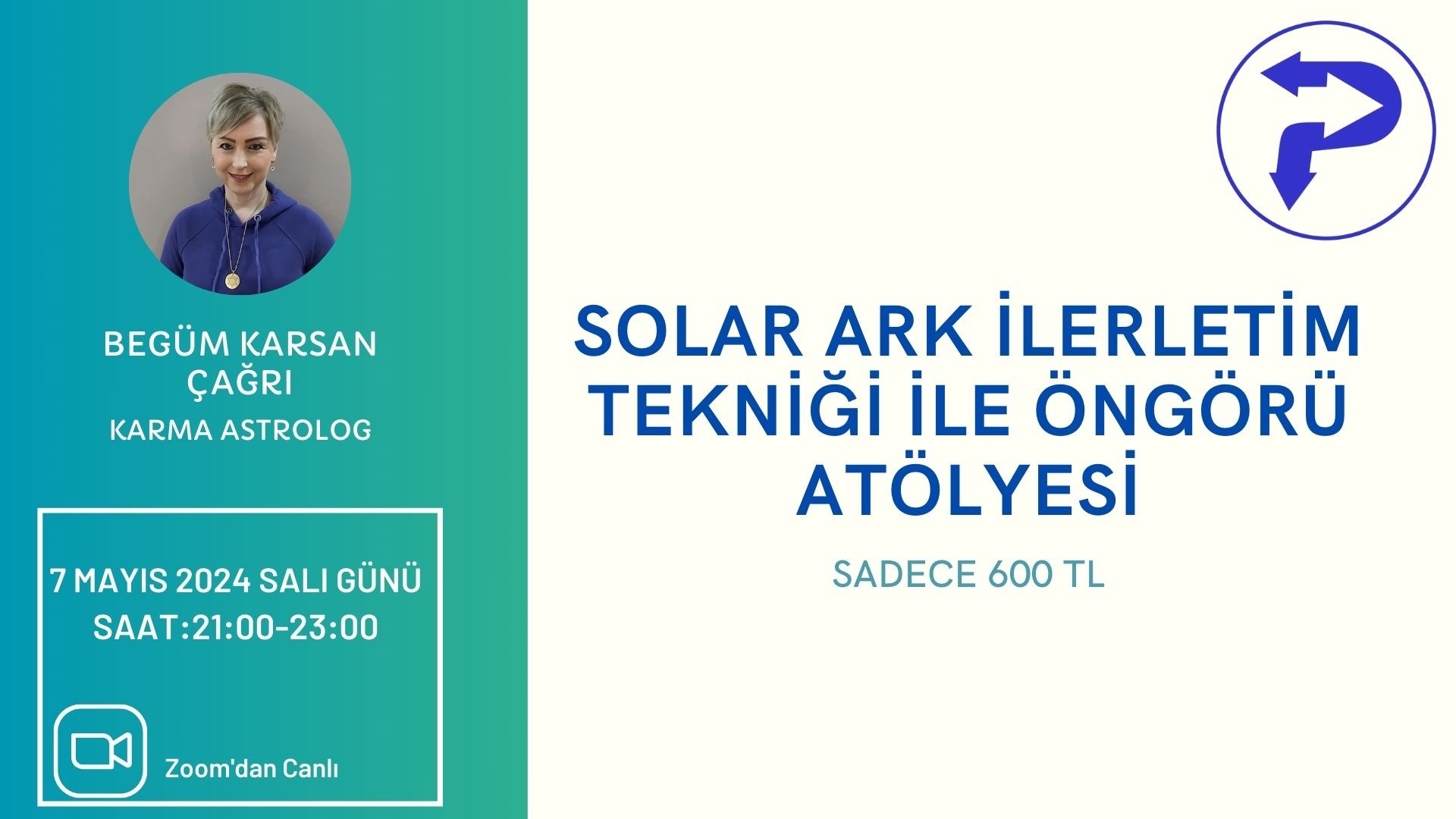 Solar Ark İlerletim Tekniği İle Öngörü | 07 May 2024 | Zoom | Biletino
