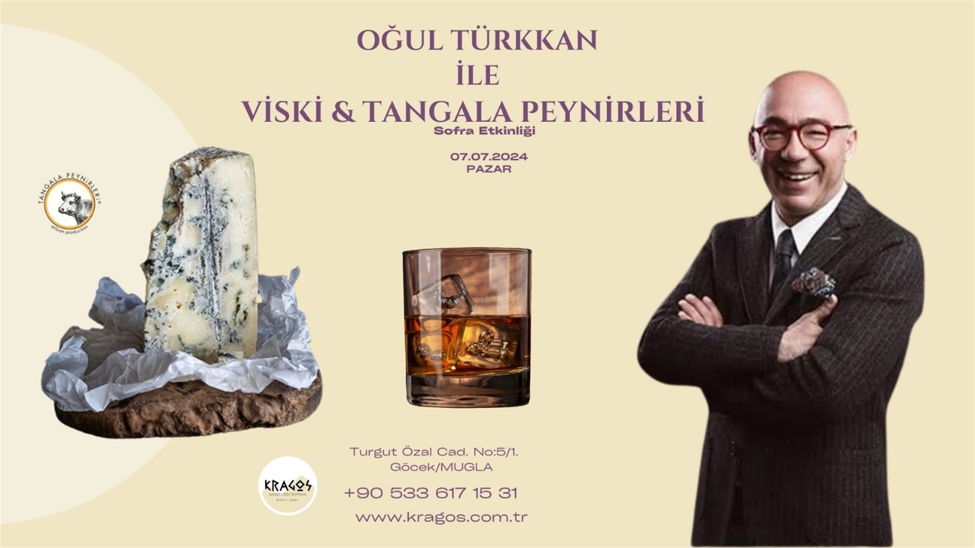 OĞUL TÜRKKAN İLE VİSKİ & TANGALA PEYNİRLERİ SOFRA ETKİNLİĞİ | 07 Temmuz ...