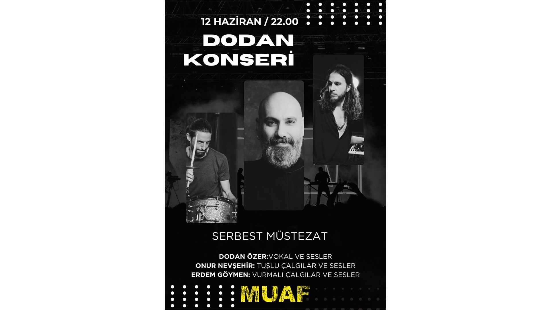 Dodan Konseri | 12 June 2024 | Muaf Kadıköy | Biletino