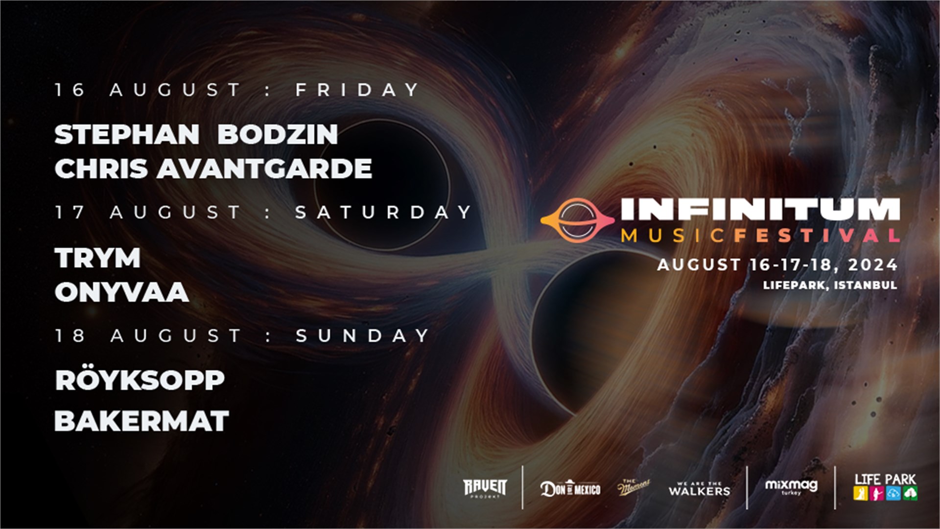 Infinitum Music Festival | 16 August 2024 | LifePark | Biletino