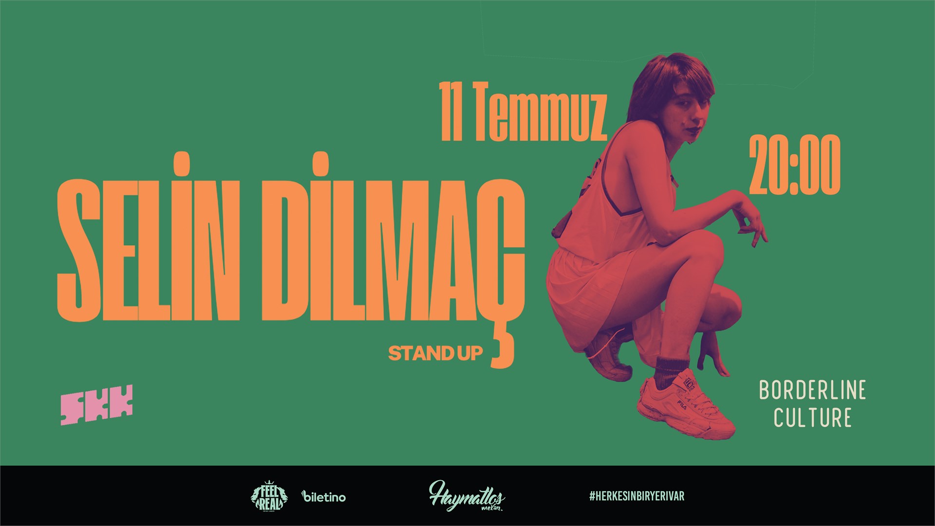 Selin Dilmaç Stand-up | 11 July 2024 | HaymatlosMekan | Biletino