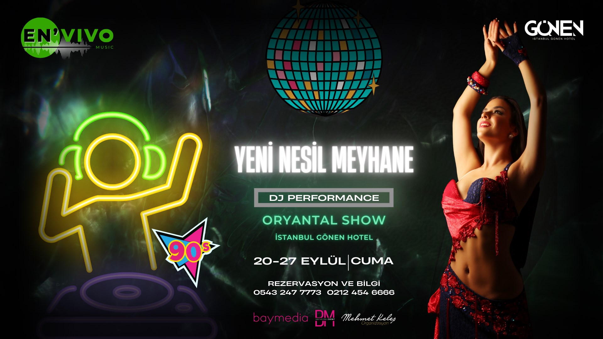 YENİ NESİL MEYHANE | 20 Eylül 2024 | İstanbul Gönen Hotel | Biletino