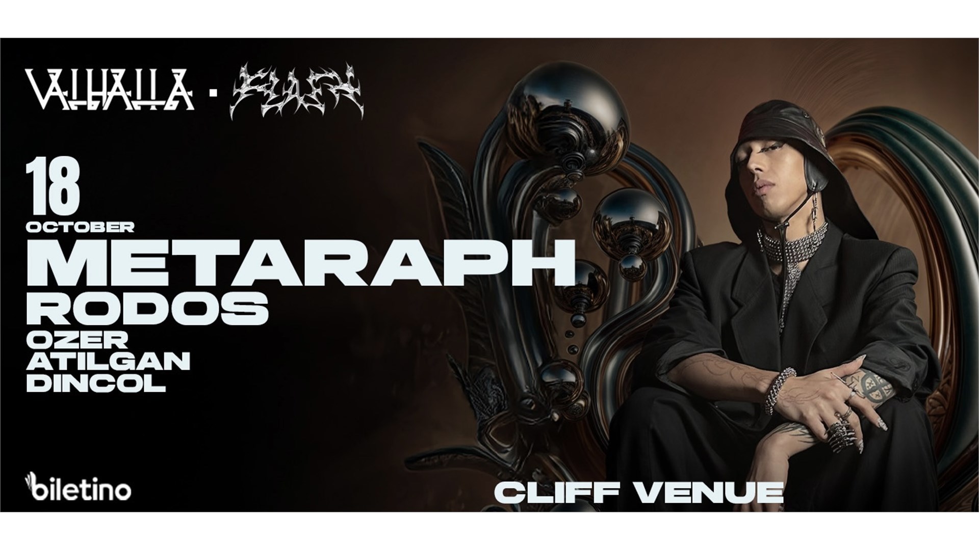 METARAPH | 18 Ekim 2024 | Cliff Venue | Biletino