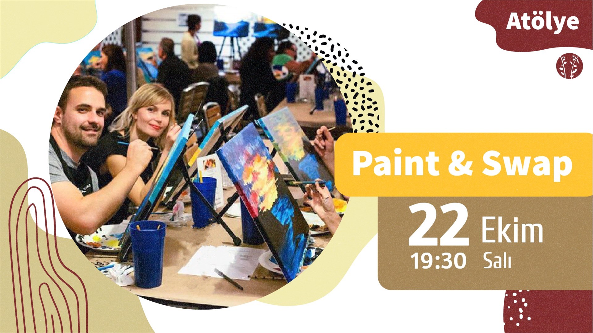 Paint&Swap (2kişilik-Partnerli Resim Atölyesi) | 16 October 2024 ...