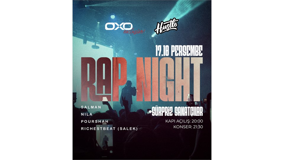 RAP NIGHT | 17 October 2024 | Oxo exclusive | Biletino