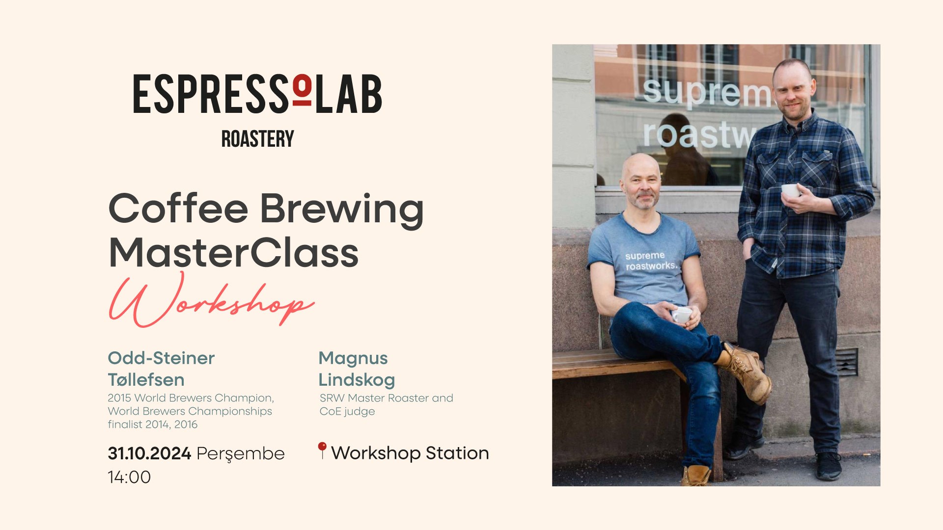 Coffee Brewing MasterClass- Workshop | 31 October 2024 | Espressolab ...