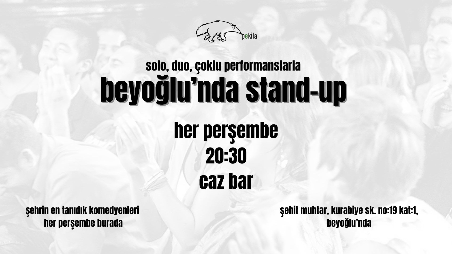 Beyoğlu'nda Stand-Up | 14 November 2024 | Caz Bar | Biletino