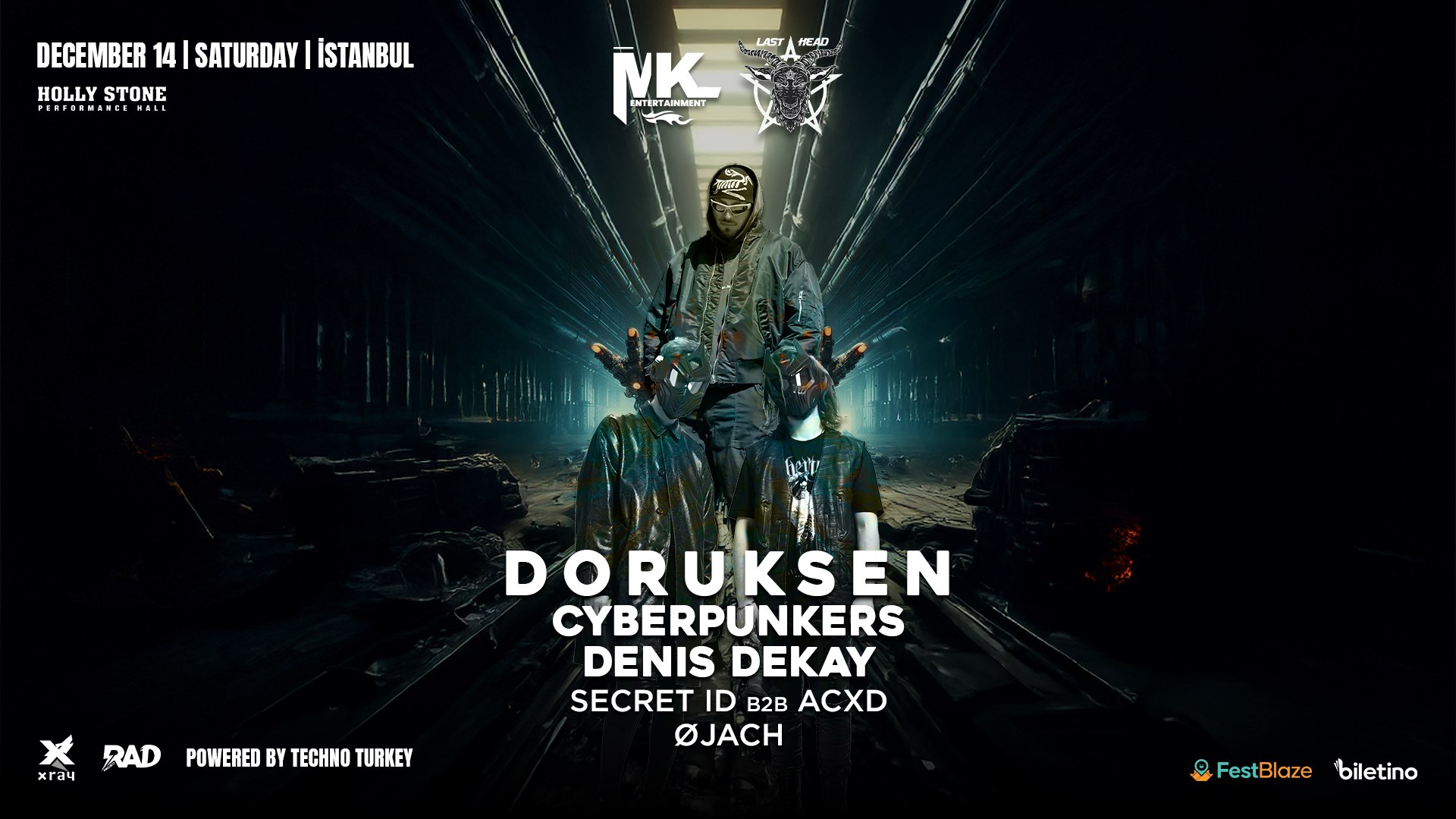 DORUKSEN & CYBERPUNKERS İSTANBUL | 14 Aralık 2024 | Holly Stone Beyoğlu ...