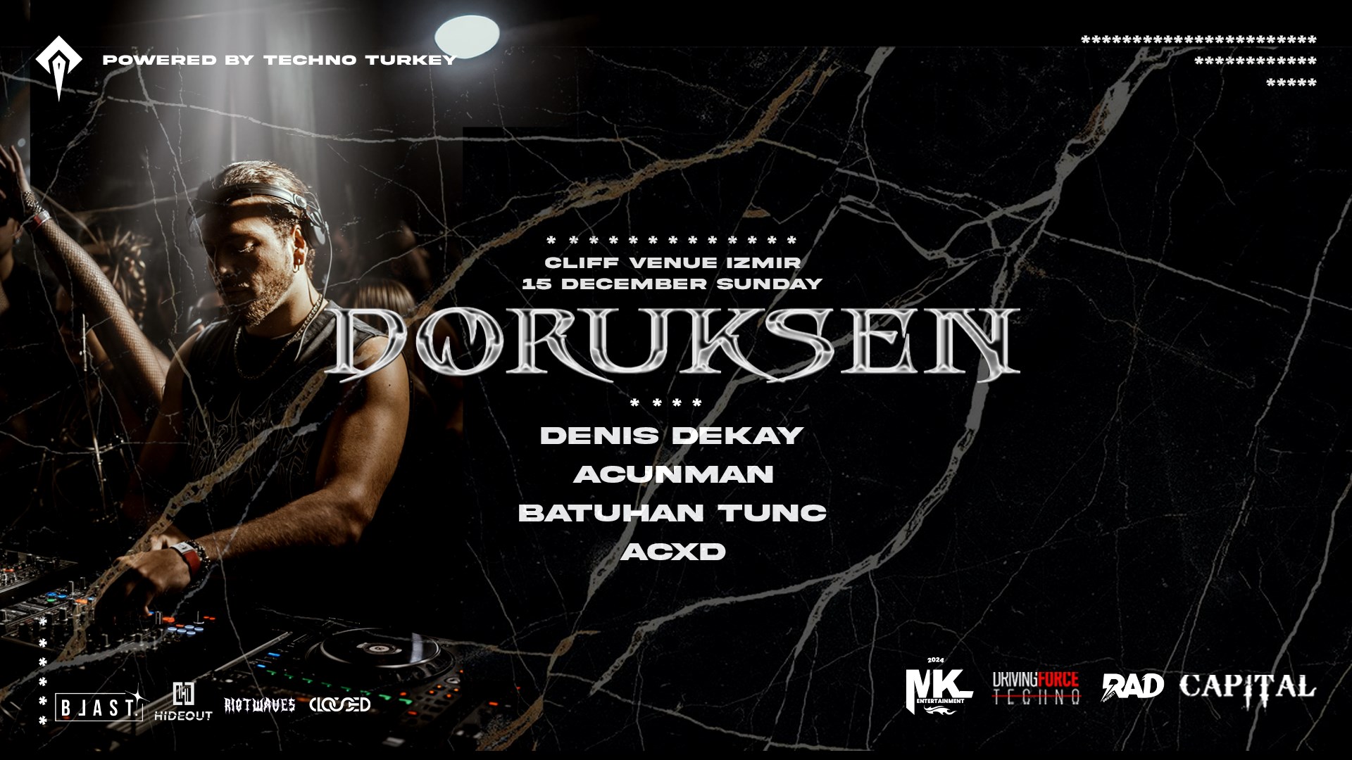 15.12.24 DORUKSEN-DENIS DEKAY-CLIFF VENUE | 15 Aralık 2024 | Cliff ...