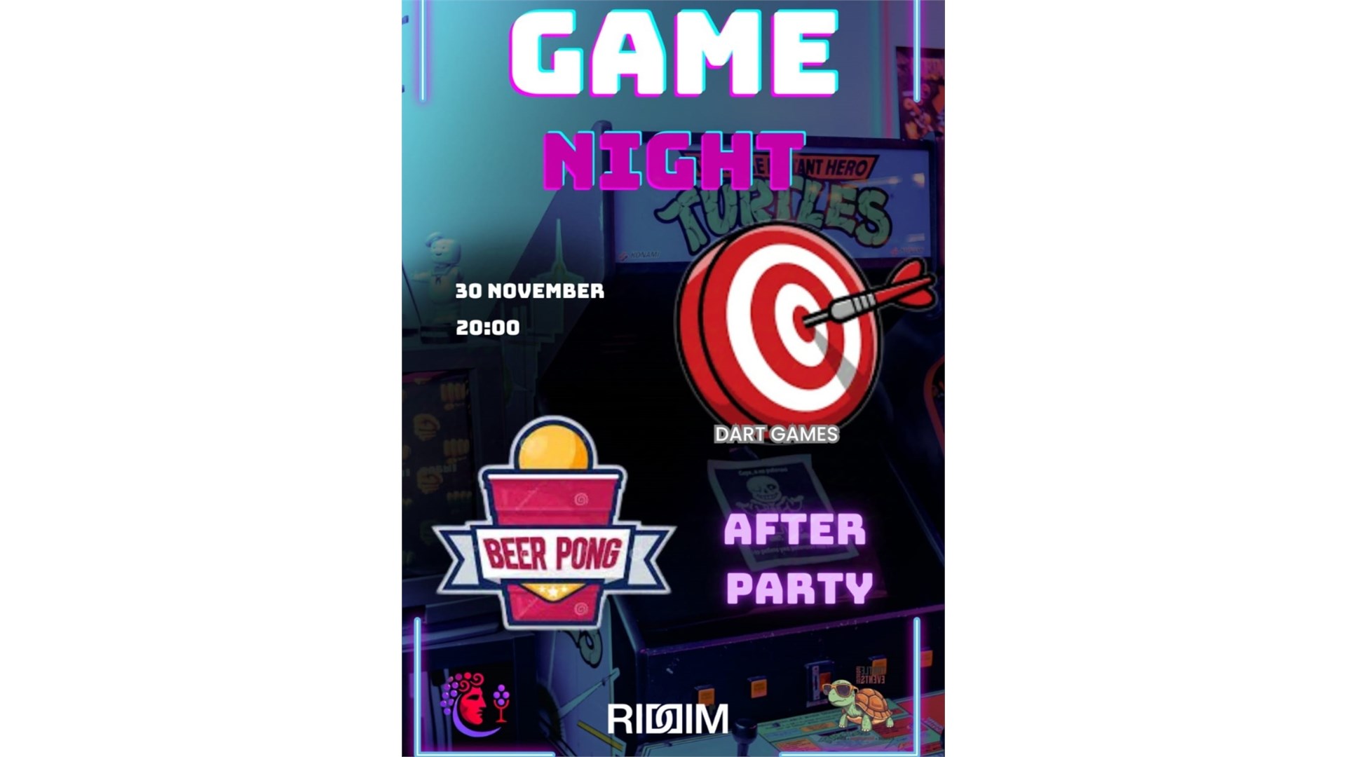 Game Night and After Party | 30 Kasım 2024 | Riddim Club | Biletino