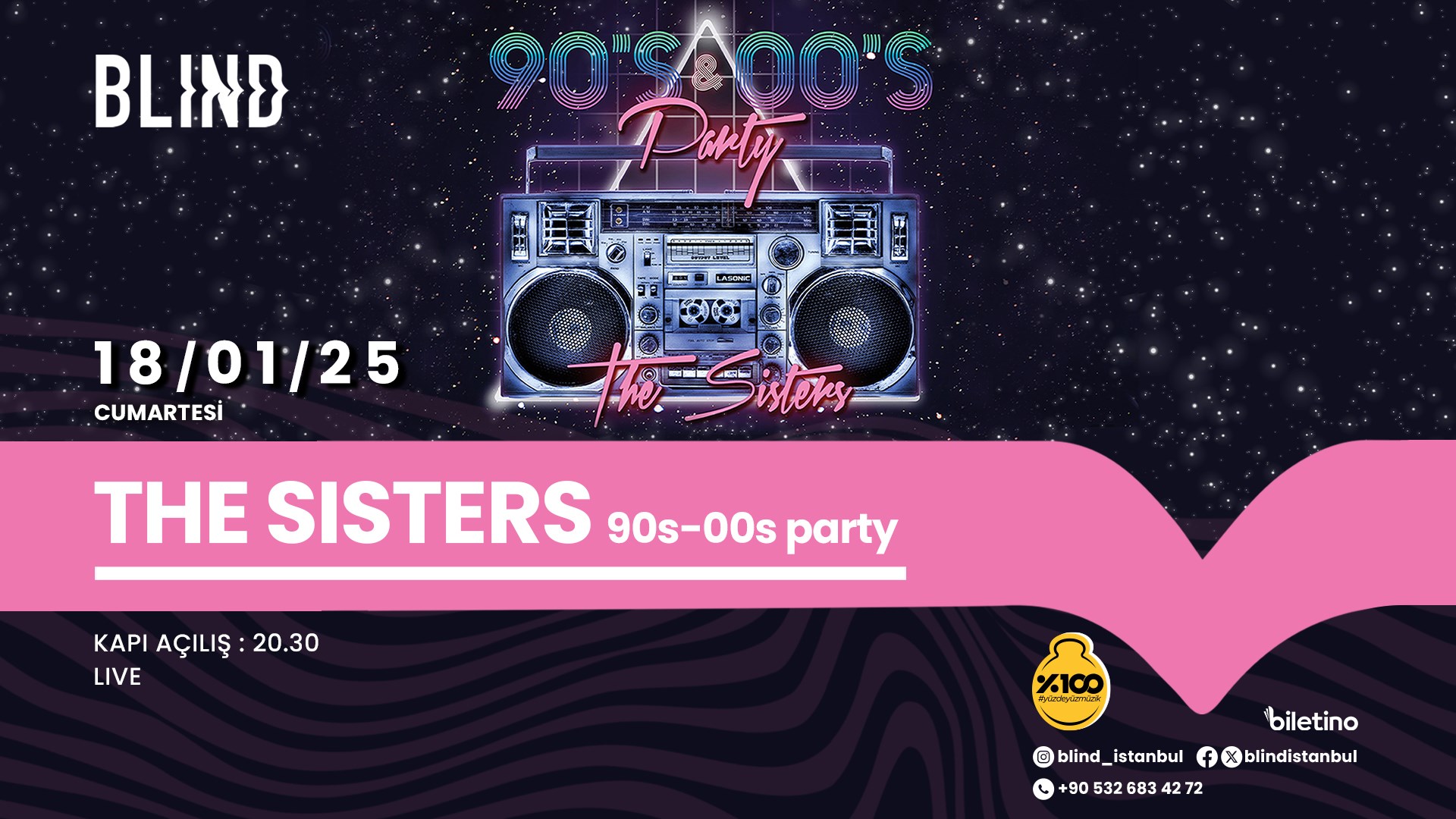 The SİSTERS | 18 January 2025 | Blind İstanbul | Biletino