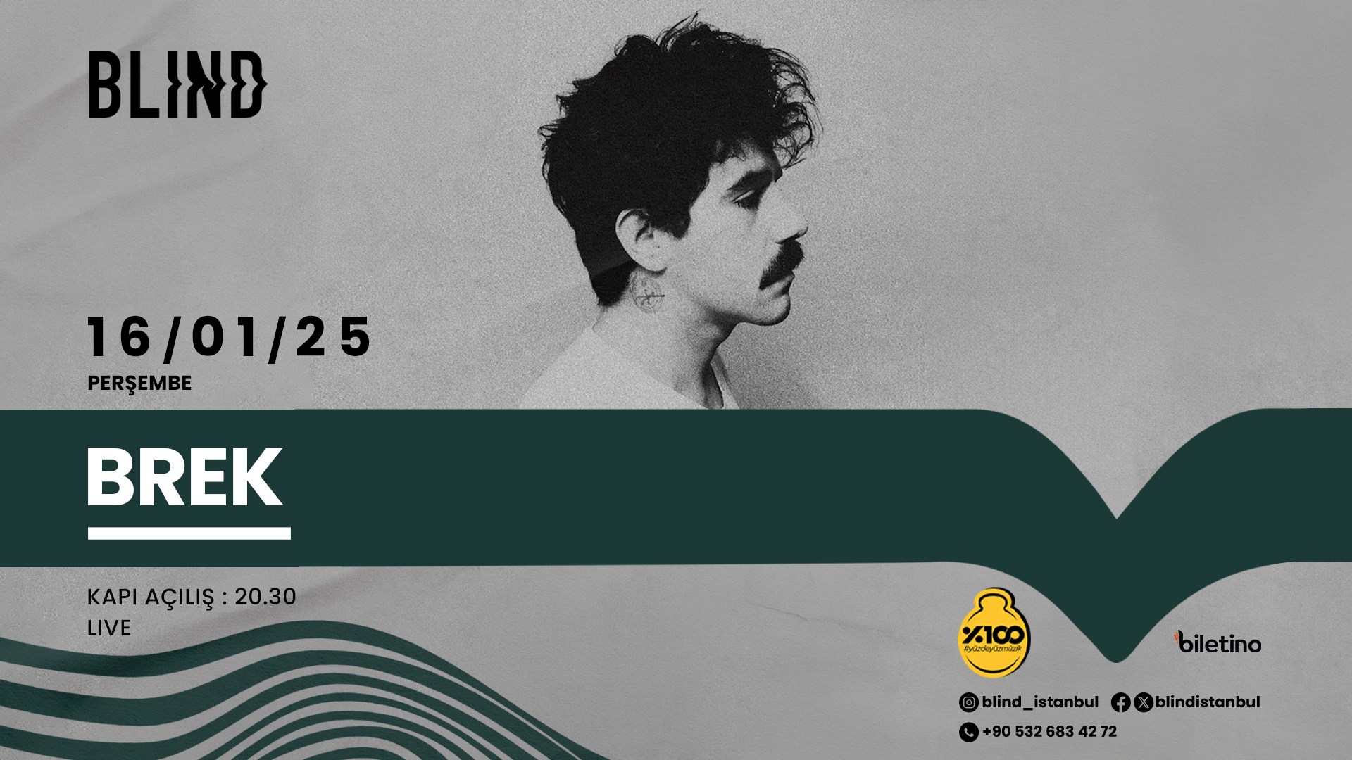 BREK | 16 January 2025 | Blind İstanbul | Biletino