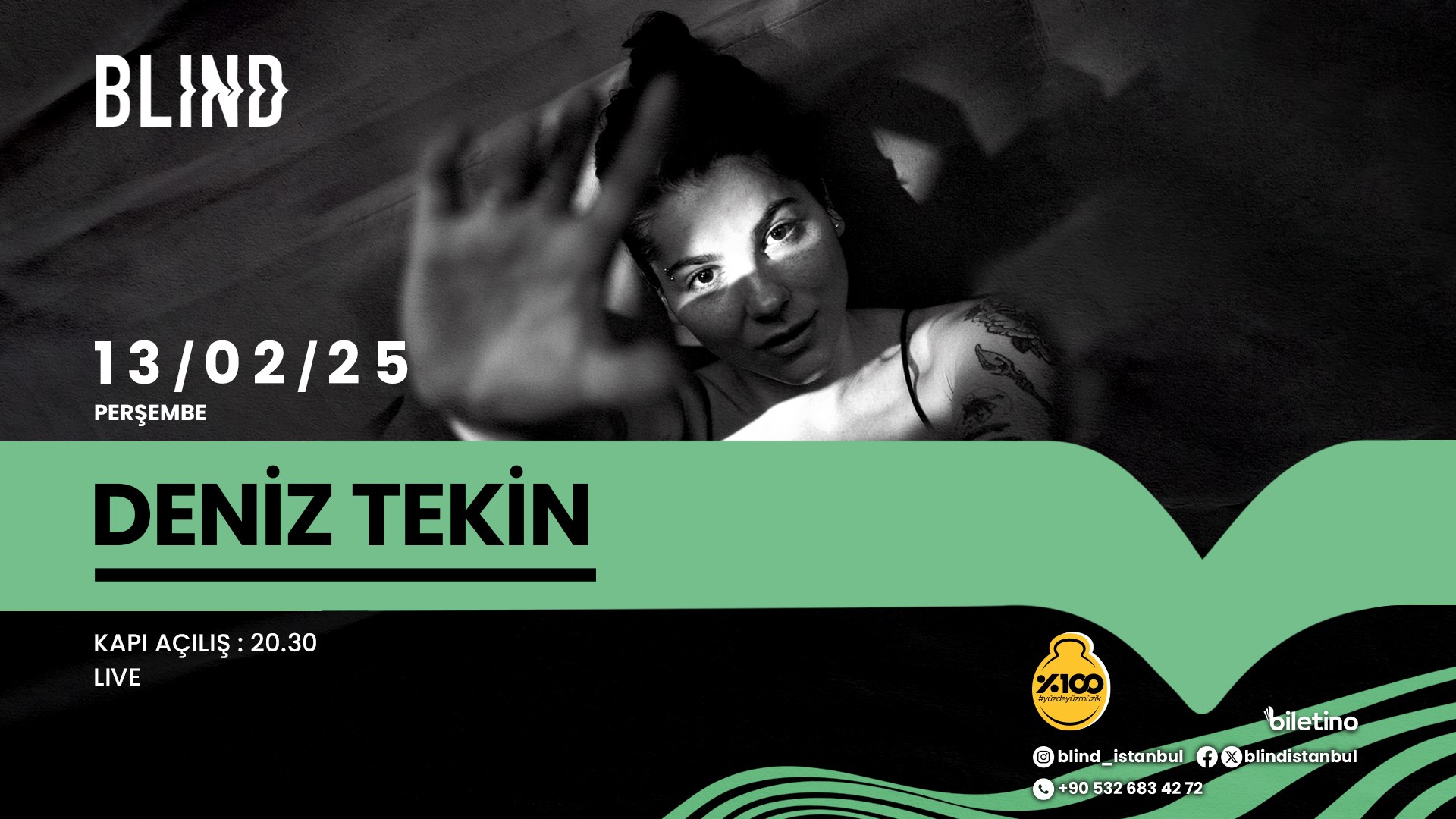 DENİZ TEKİN | 18 February 2025 | Blind İstanbul | Biletino