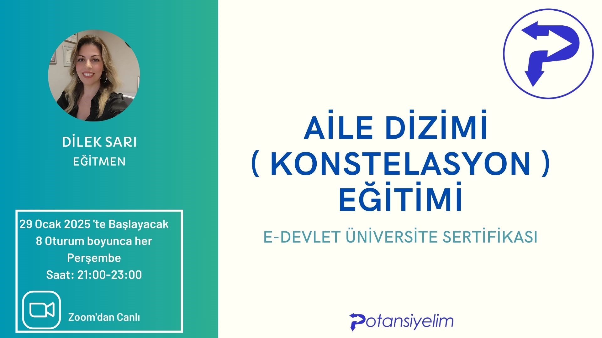 AİLE DİZİMİ ( KONSTELASYON ) EĞİTİMİ | 29 January 2025 | Zoom | Biletino