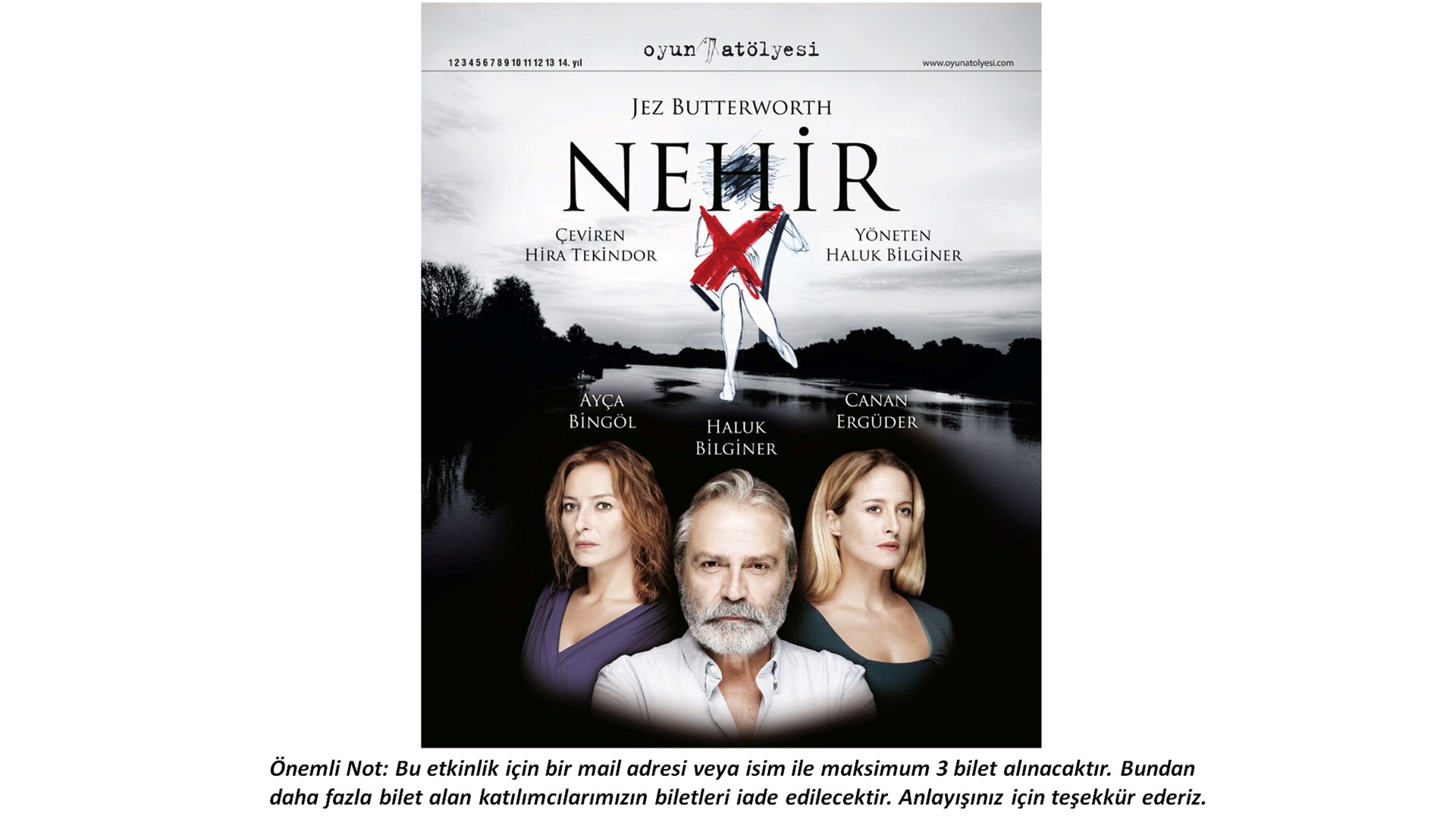 NEHİR | 24 April 2014 | Sevgi Gönül Kültür Merkezi Oditoryumu | Biletino
