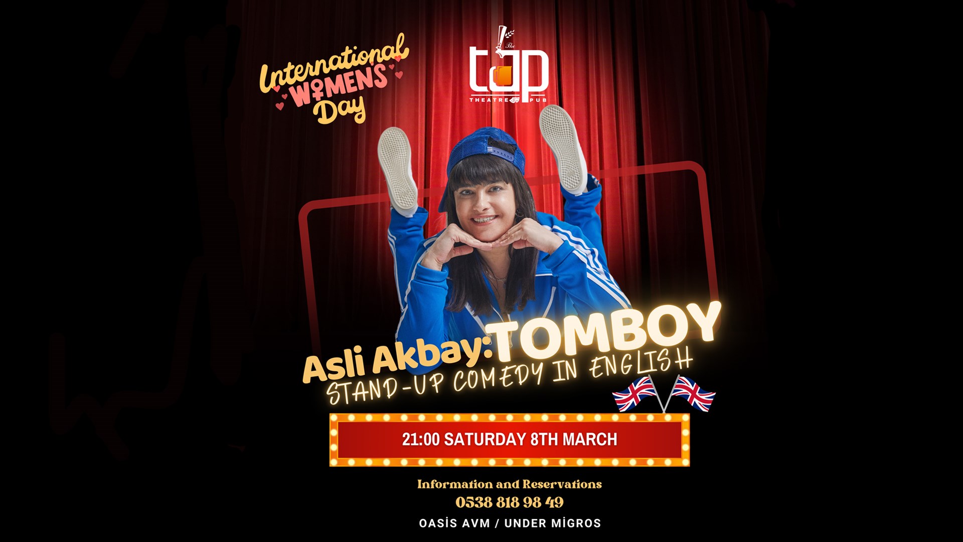 Asli Akbay: Tomboy | 08 March 2025 | The Tap Pub | Biletino