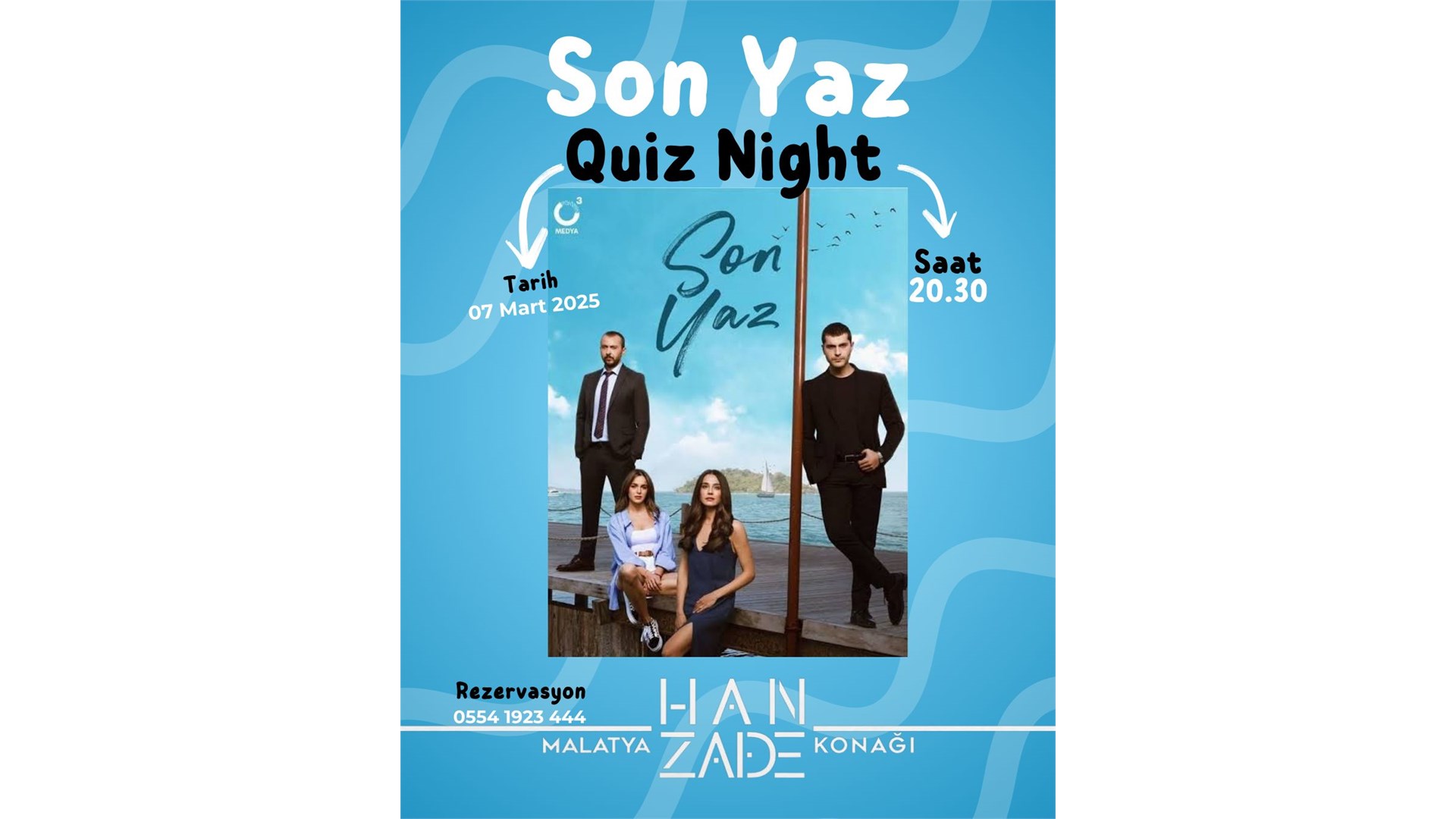 SON YAZ QUIZ NIGHT | 07 March 2025 | Hanzade Konağı | Biletino