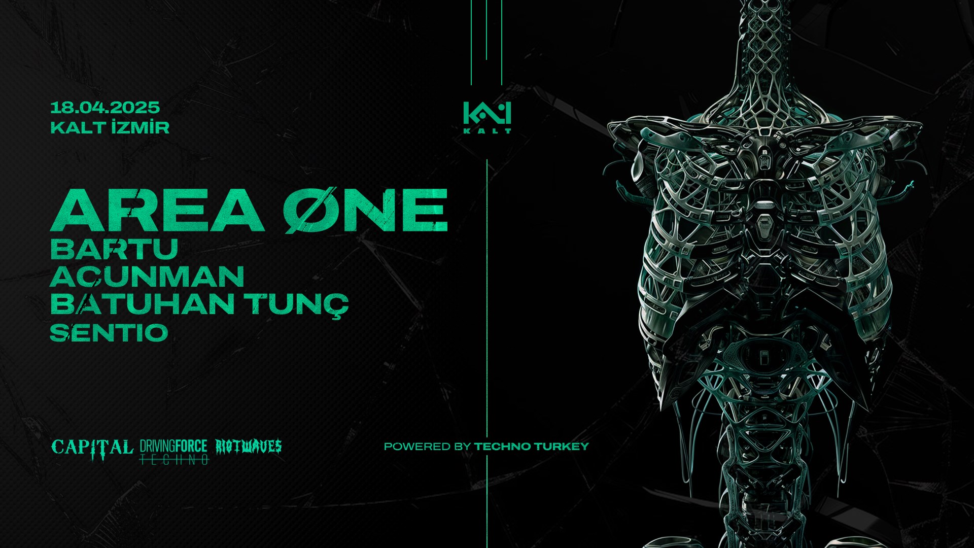 Area One DEBUT KALT | 18 April 2025 | Kalt | Biletino