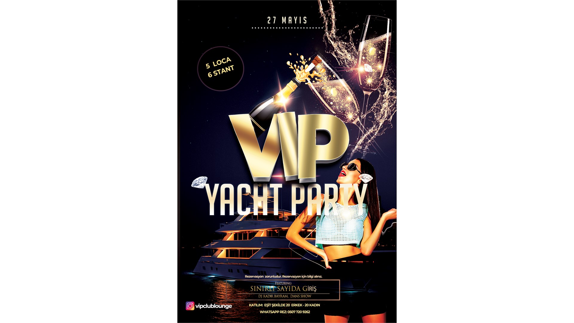 VIP YACHT NIGHT | 27 May 2025 | Ortaköy İskelesi | Biletino