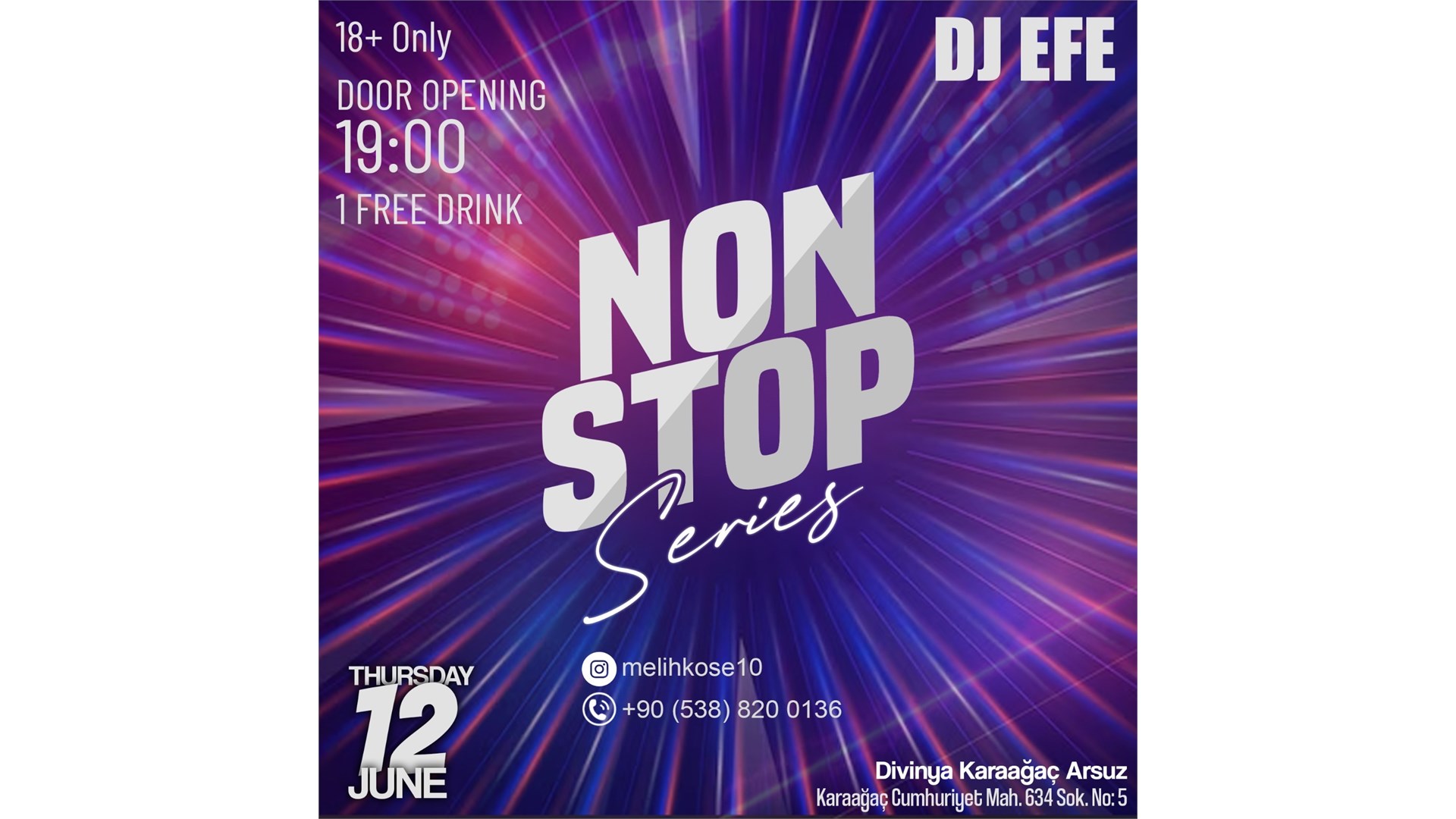 NON STOP SERİES | 12 June 2025 | Divinya wed | Biletino