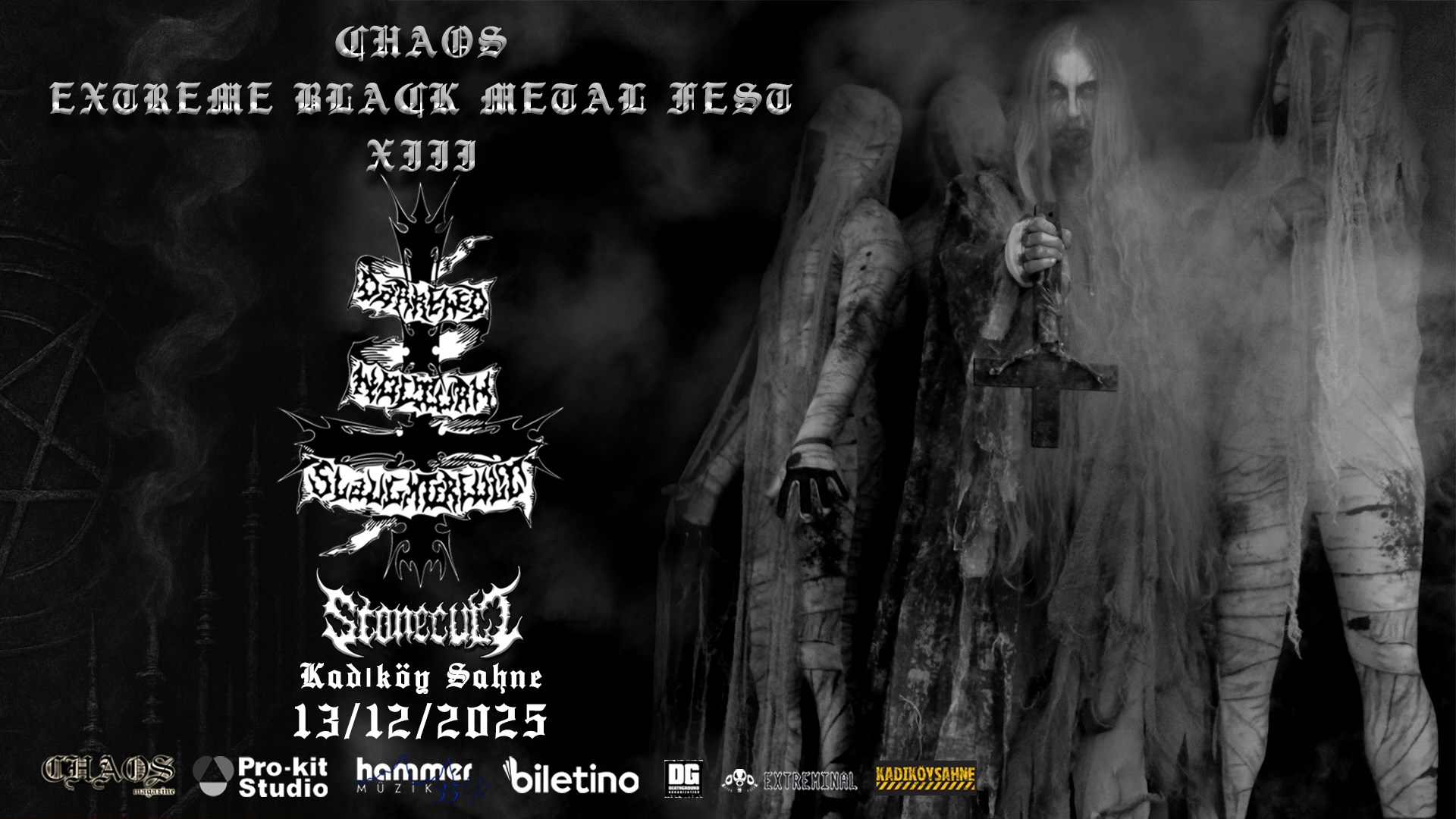 CHAOS Extreme Black Metal Fest XIII | 13 Aralık 2025 | KADIKÖY SAHNE ...