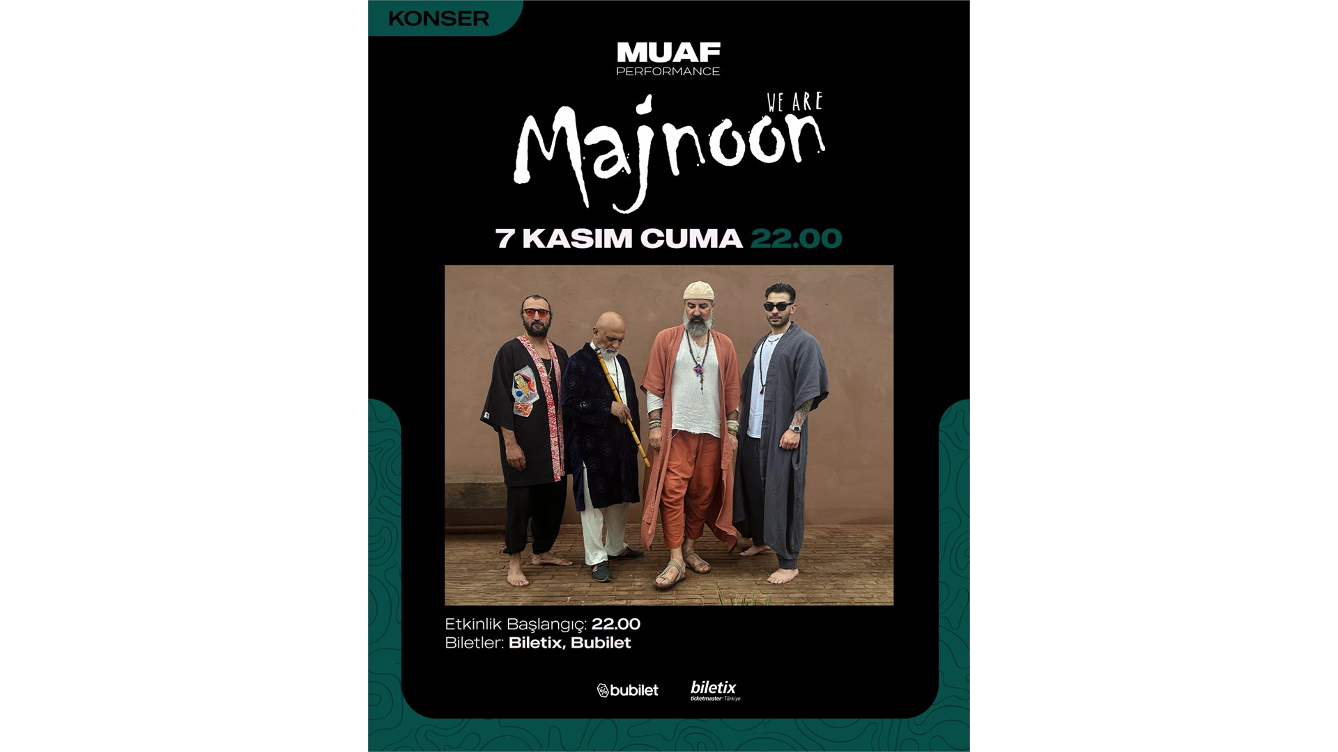 DJ SET MAJNOON | 07 November 2025 | Muaf Kadıköy | Biletino