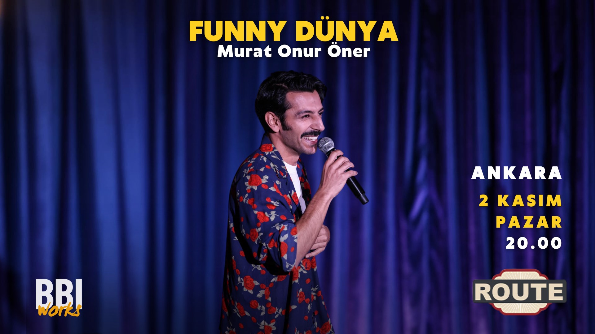 Murat Onur Öner - "Funny Dünya" | 02 November 2025 | Route | Biletino