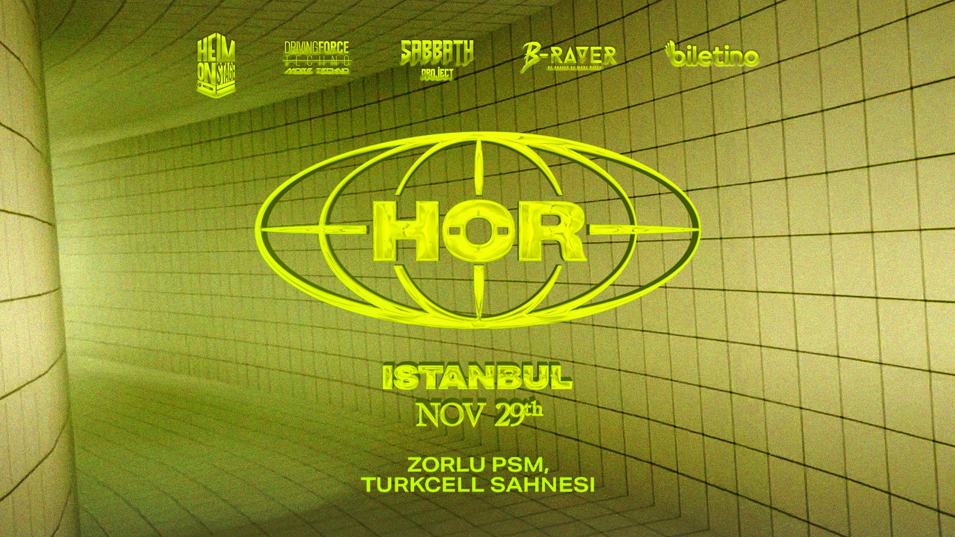 HÖR ON TOUR - İSTANBUL | 29 Kasım 2025 | Zorlu PSM, Turkcell Sahnesi ...