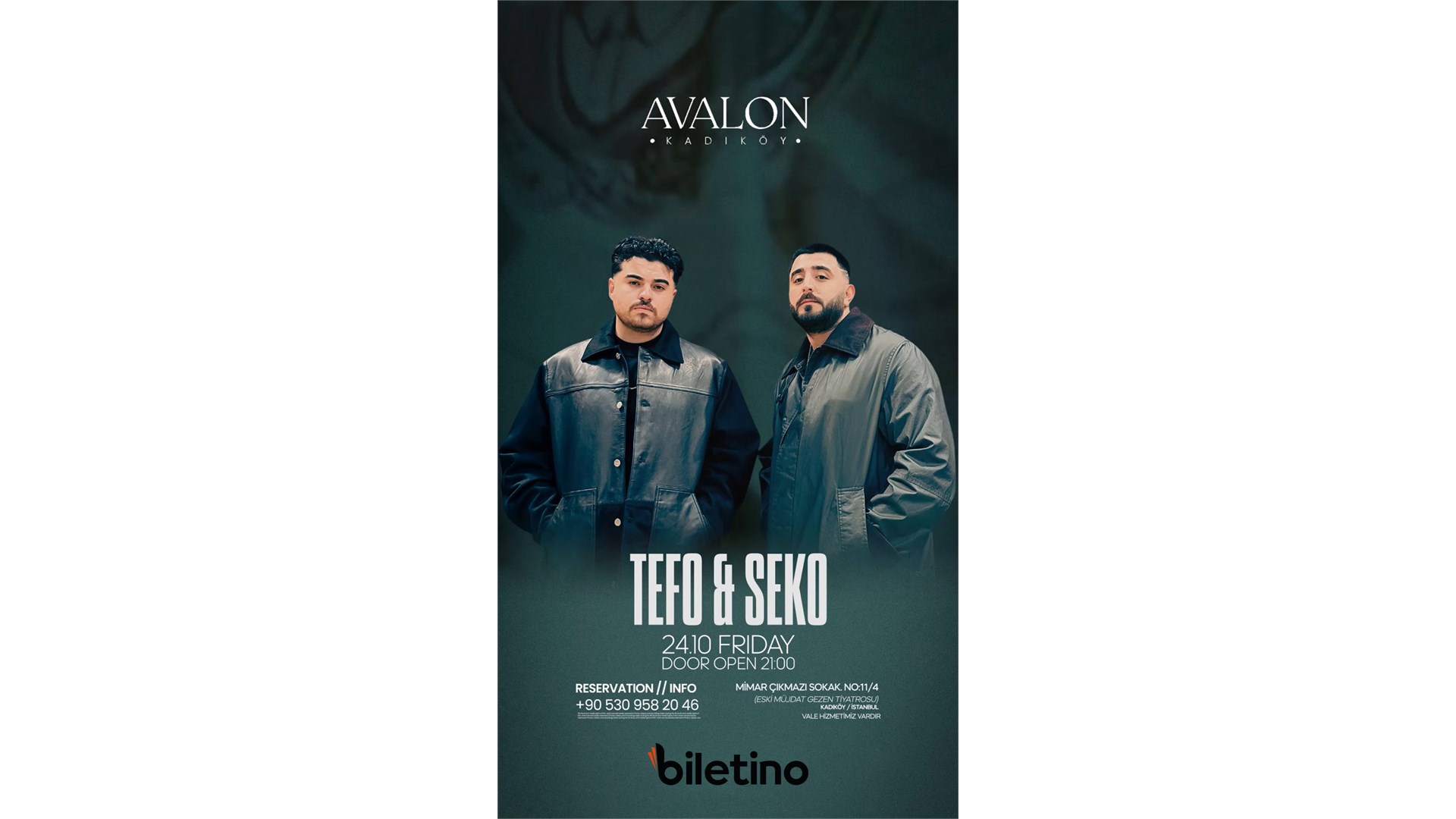 TEFO & SEKO AVALON KADIKÖY KONSERİ | 24 октомври 2025 | Avalon Kadıköy ...