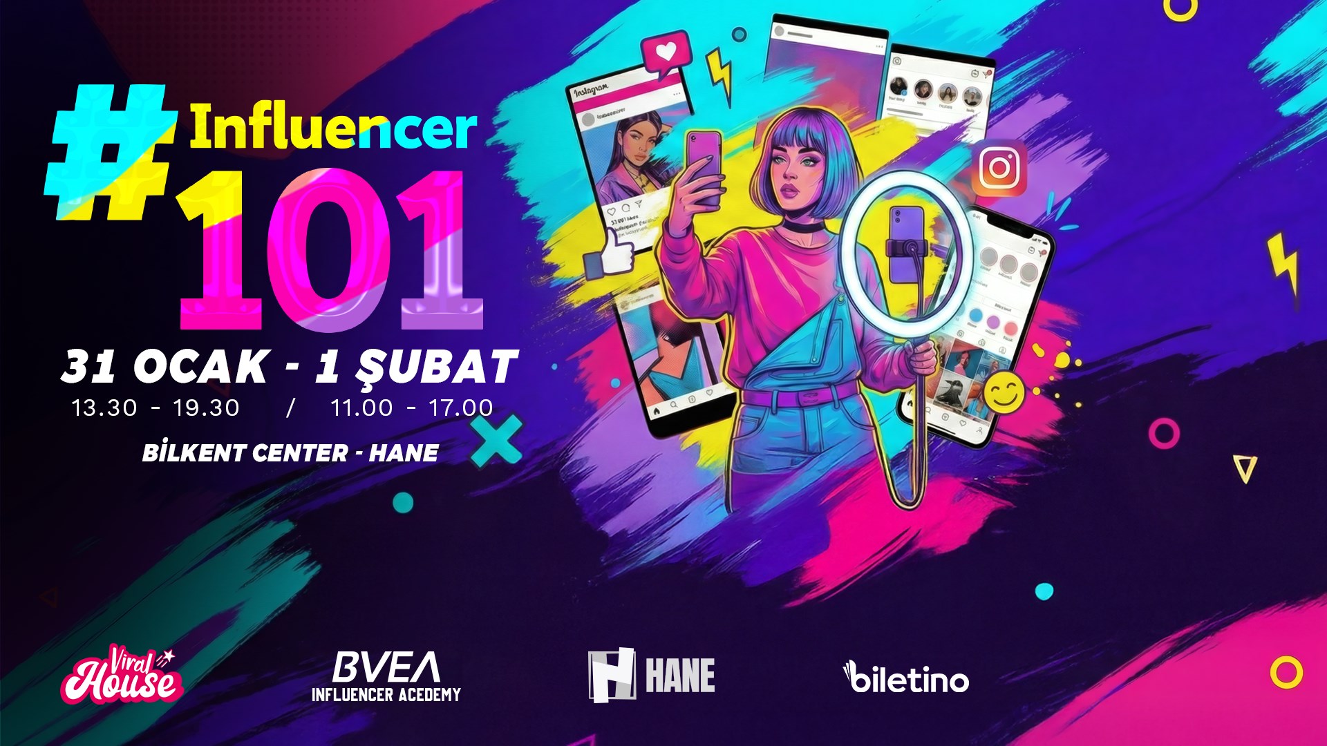 Influencer 101 X Influencer Eğitim Programı | 31 January 2026 | Hane ...